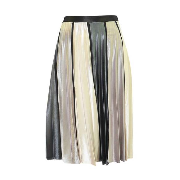 JAMIE | Bottoms | New Jamie Juniors 3 Tone Accordion Pleat Skirt In Tri ...